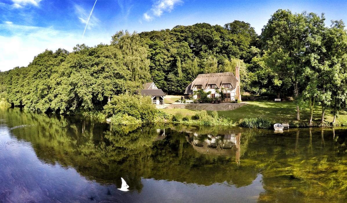 English Cottage House By A River River Cottage | Visit East Of England